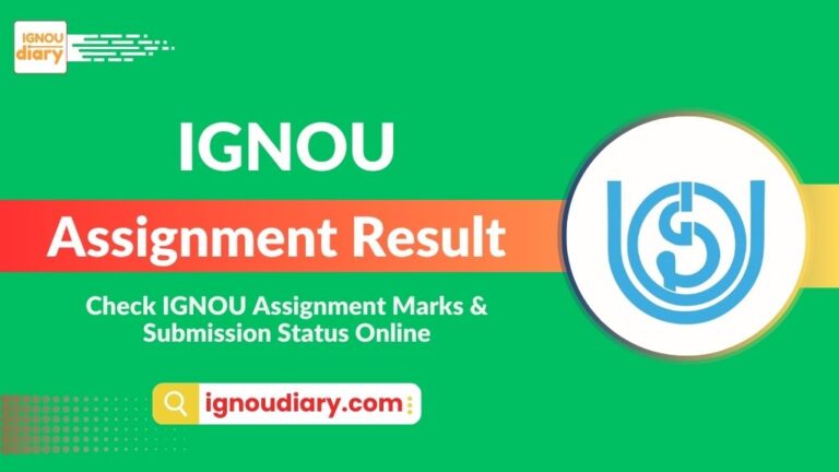 Ignou Assignment Result 2025 Check Ignou Assignment Marks And Submission