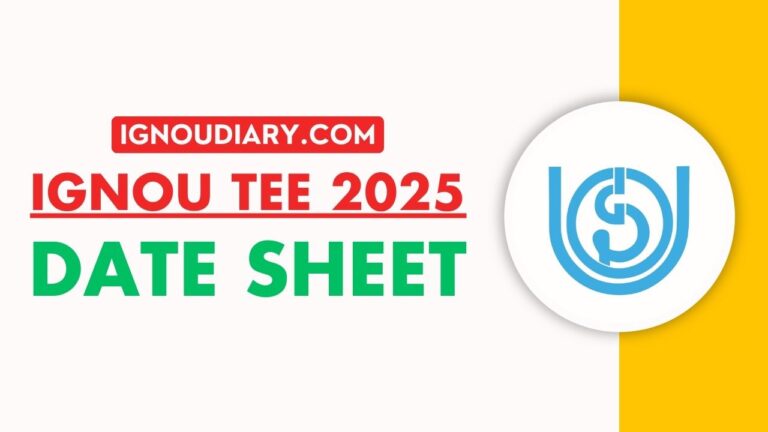 IGNOU Exam Time Table June 2025 – Complete Schedule with Download Link ...